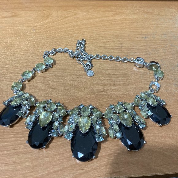 Talbots | Jewelry | Beautiful Vintage Talbots Blue Acrylic And Silver ...